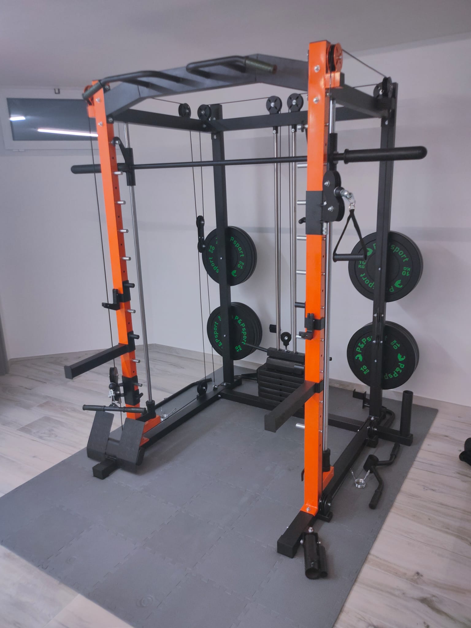 Power Rack Multifunzione MAC1 con Smith e Cavi | A&Psport